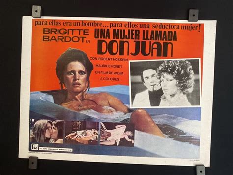 Brigitte Bardot Robert Hossein Don Juan Original Mexican Lobby Card X