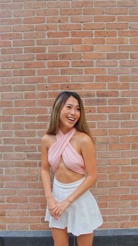 Pink Cross Top White Pleated Skirt Outfit White Pleated Skirt