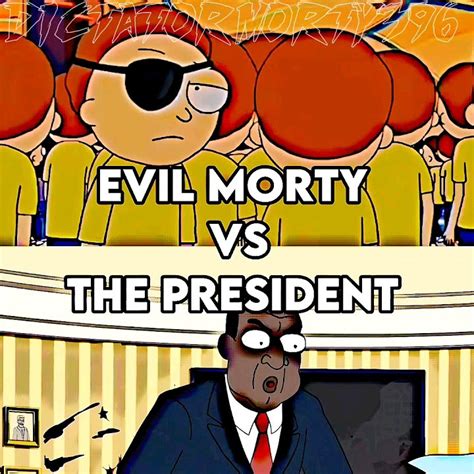 Evil Morty Vs The President Youtube