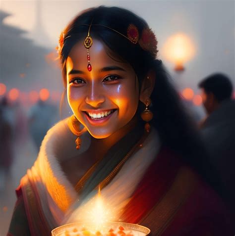 Premium Ai Image Indian Girl Smiling