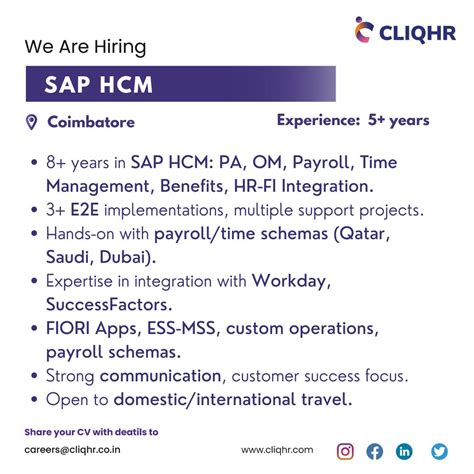 cliqhr recruitment services on linkedin hiring sapjobs sapjobsindia