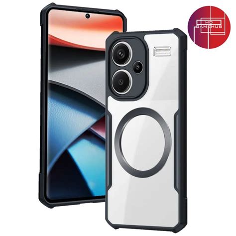 Xiaomi Redmi Note 13 Pro Plus XUNDD Beetle MagSafe Armor Shockproof Case Black Magnetic Case