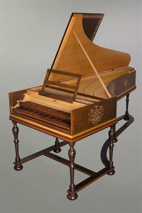 German Double Manual Harpsichord After Michael Mietke Harpsichord Cz