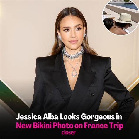 Closer Weekly Jessica Alba Looked Sizzling In Her Latest Bikini Photo