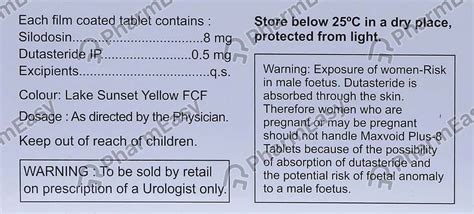 Maxvoid Plus 8mg Cp Strip Of 30 Tablets Uses Side Effects Price