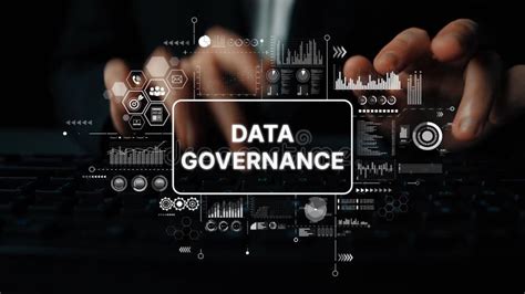 Data Governance Concept With Research And Analytical Tools For Modern