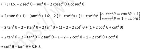 Ml Aggarwal Solutions Class 10 Maths Chapter 18 Trigonometric Identities