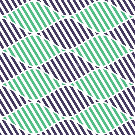 Seamless Vector Abstract Pattern Symmetrical Geometric Repeating Background With Decorative
