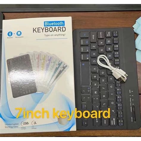 rechargeable wireless bluetooth keyboard 7inch 10inch lazada ph