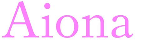 Aiona Name For Girls Meaning Popularity And Origin