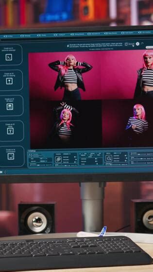 Vertical Computadora En Escritorio Con Ui De Artificial Inteligencia Gpt Solicitud Torneado