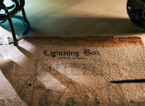 Scroll Of Lightning Bolt Wizards Of Madness
