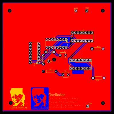 Oscilador E Divisor Easyeda Open Source Hardware Lab