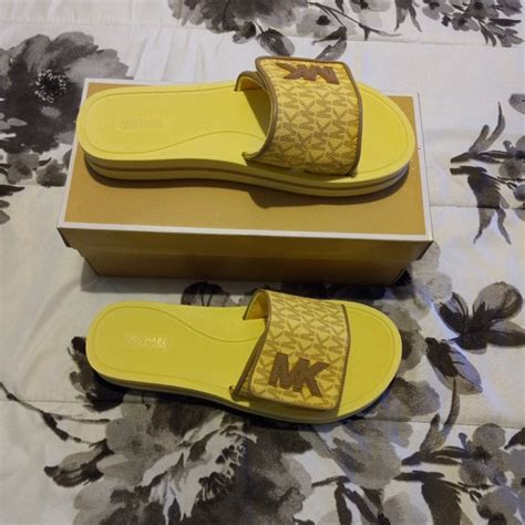Michael Kors Shoes Michael Kors Mk Platform Slide Sandals Poshmark