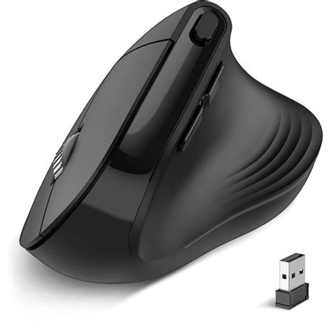 Souris Sans Fil Souris Ergonomique Verticale Sans Fil Pour Droitier Prévention Syndrome De La
