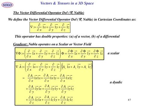 Vector Analysis