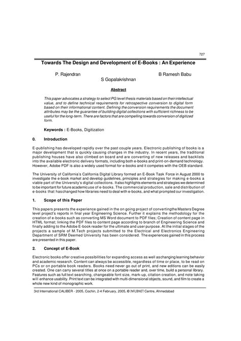 Pdf Towards The Design And Development Of E Books An Experience