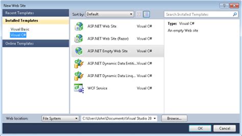 Developing A Web Project With Microsoft Visual C 2010 Microsoft
