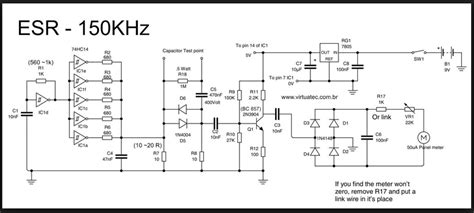 Esr Meter Schematic Diagram