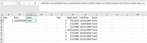 Excel Lookup Between Two Tables On A Unique Id And Where The Date Is