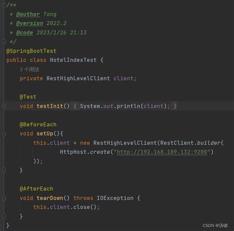 elasticsearch restclient操作es基本操作 es restclient csdn博客