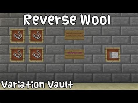 How To Make String In Minecraft With Wool