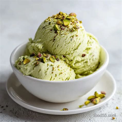 Pistachio Ice Cream For 8 Servings Creamy Food55