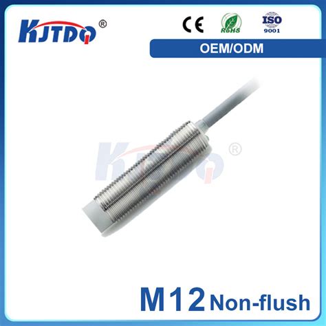 Kjt M12 Ip67 Non Flush Sn 2mm High Precision Analog Inductive Proximity