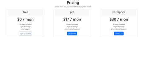 ankit kumawat on linkedin bootstrap mini project pricing style