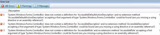 Net C Systemwindowsforms Missing A Using Directive Or An