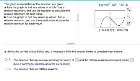 Solved The Graph And Equation Of The Function F Are Given
