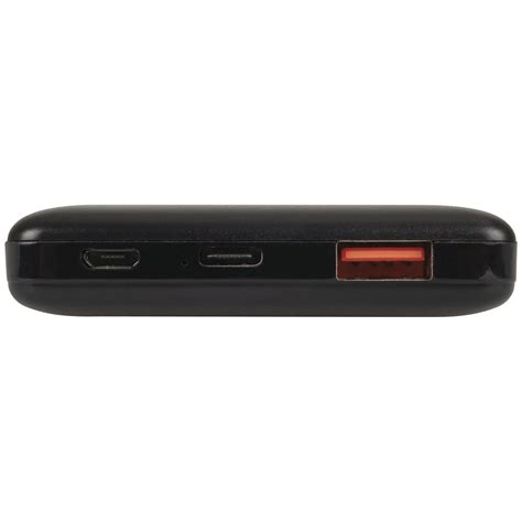 Powertech Mah Power Bank With Usb C And Usb A Ports In Black Jaycar Australia