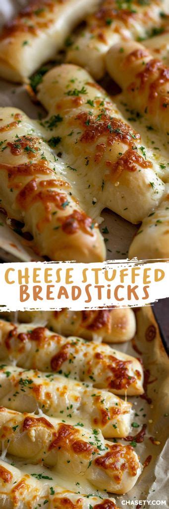 Cheese Stuffed Breadsticks [35 Minutes] Chasety Interesting Food Recipes Cooking Recipes