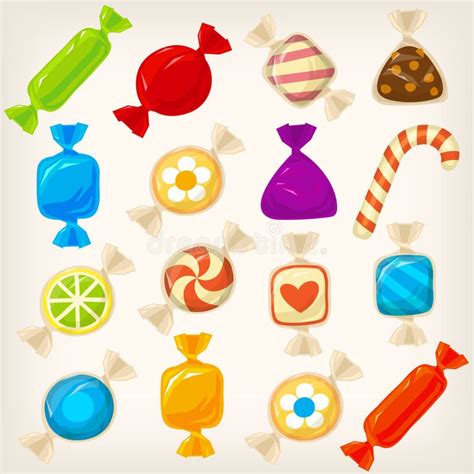 Candies Shapes Stock Illustrations 684 Candies Shapes Stock