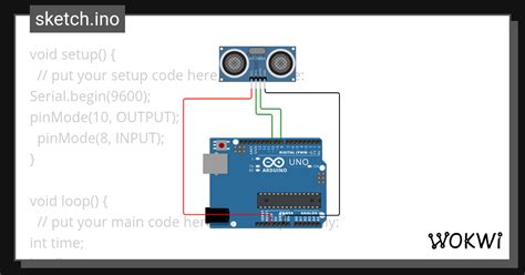 Ultra Sonic Copy 2 65 Wokwi ESP32 STM32 Arduino Simulator
