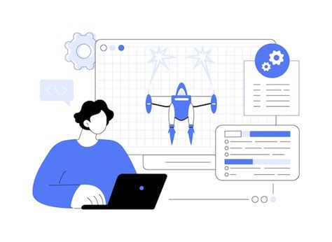 비디오 게임 디자인 소프트웨어 추상 개념 벡터 그림 특수 소프트웨어 현대 기술 프로그래밍 프로세스 추상 은유를 사용하여 게임