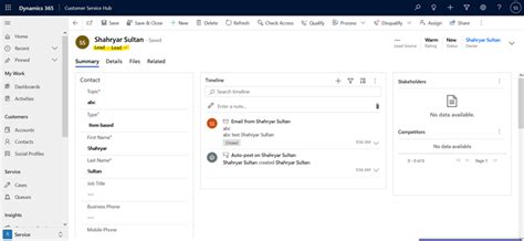 Track An Outlook Email In MS Dynamics 365 And Convert It To Lead Shahryar Sultan