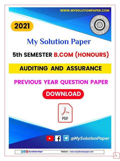 Auditing And Assurance Pdf