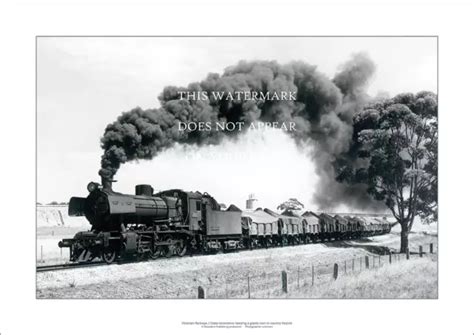 Victorian Railways J Class Locomotive And Train A2 Art Print 59 X 42 Cm Poster £2314 Picclick Uk