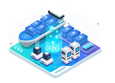 New Isometric Illustration For KodeKloud Behance