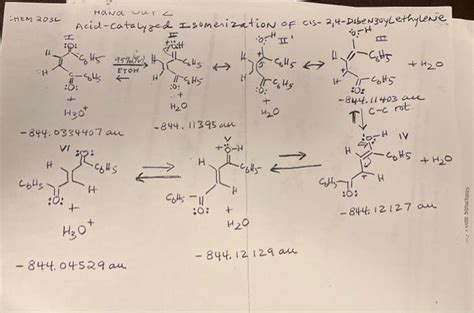 Acid Catalyzed Thermal Isomerization Of Cis 1 2
