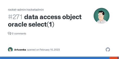 data access object oracle select 1 · issue 271 · rocket admin