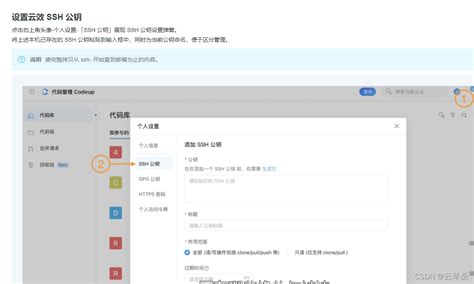 代码管理 阿里云 云效 设置云效 Ssh 公钥 下载代码到本地配置ssh阿里云云效 个人令牌下代码 Csdn博客
