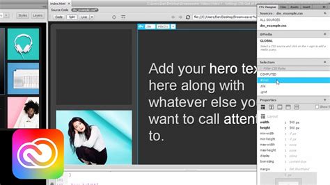 From PSD To HTML CSS Adobe Creative Cloud YouTube