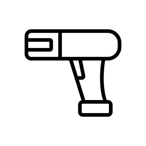 Combo Barcode Scanner Icon Vector Outline Illustration 9990510 Vector Art At Vecteezy