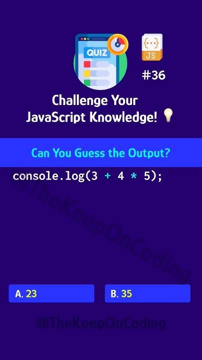 challenge your javascript knowledge 💡can you guess the output 🖥️💡