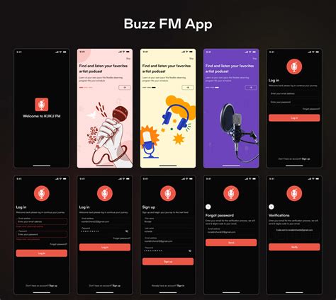 Buzzfm App Ui Template Radio Streaming App Template In Flutter