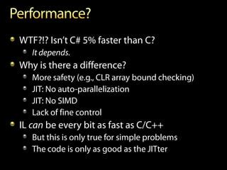 Unmanaged Parallelization Via P Invoke PPT