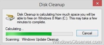 Free Up Disk Space By Removing Old System Updates In Windows With Disk Cleanup