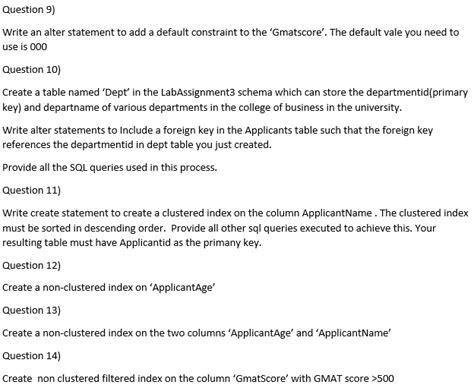 Solved Question 1 Create Schema Named ‘labassignment3 In